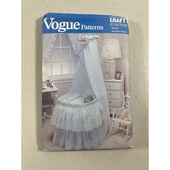 Simplicity | Other | Rare 987 Vogue Craft Patterns 2869 Bassinet ...